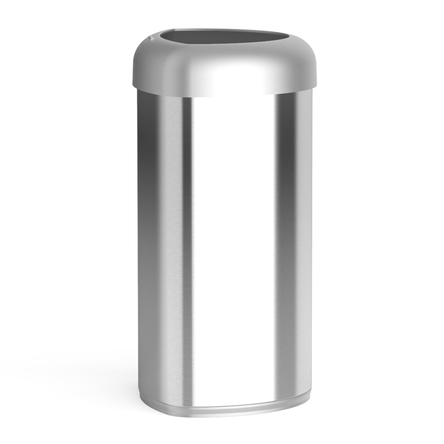 21 Gallon Open Tap Trash Can | T430 Stainless Steel | Fingerprint Resi – NINESTARS