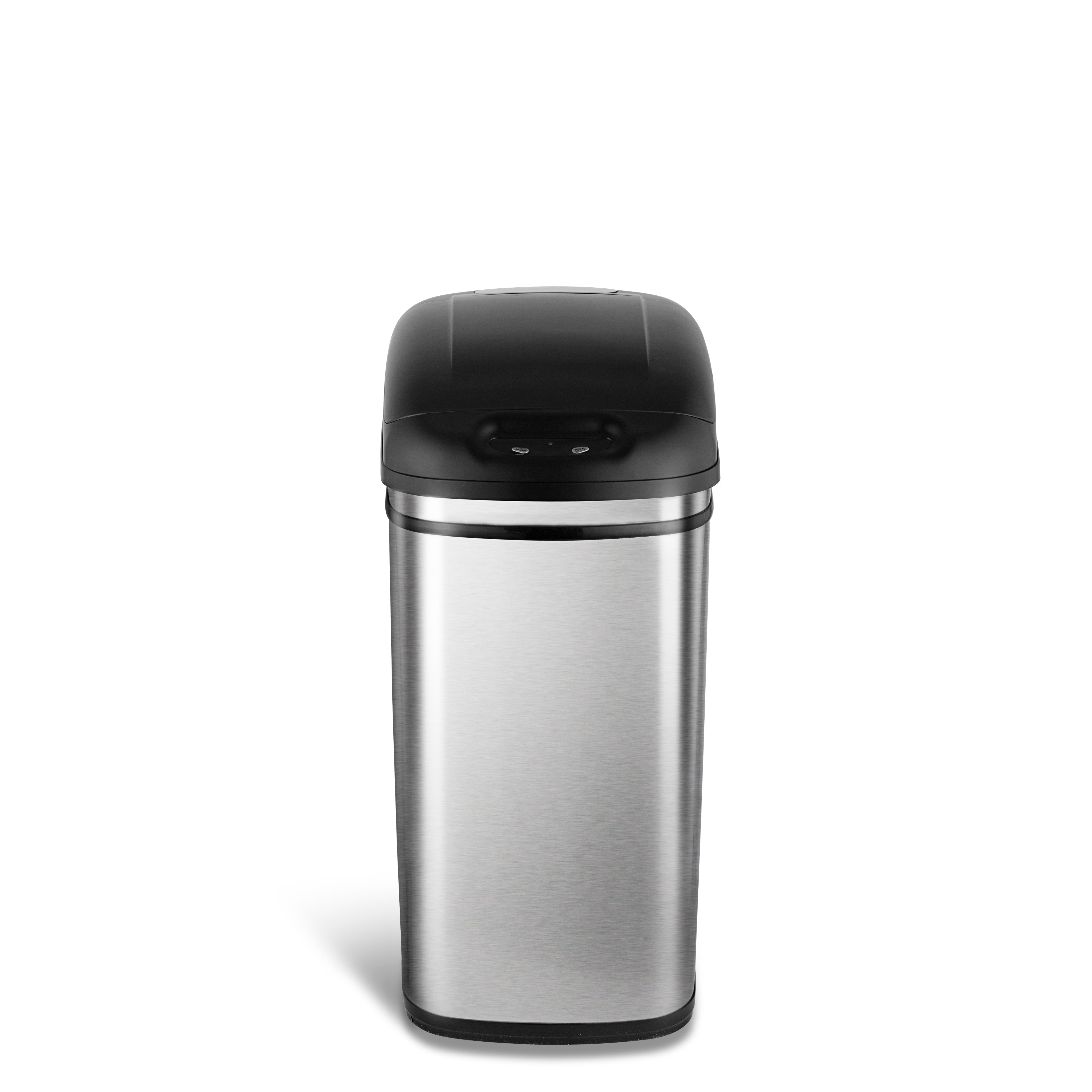 Nine Stars |Motion Sensor Trash Cans Step-On Open Top Touchless Bins