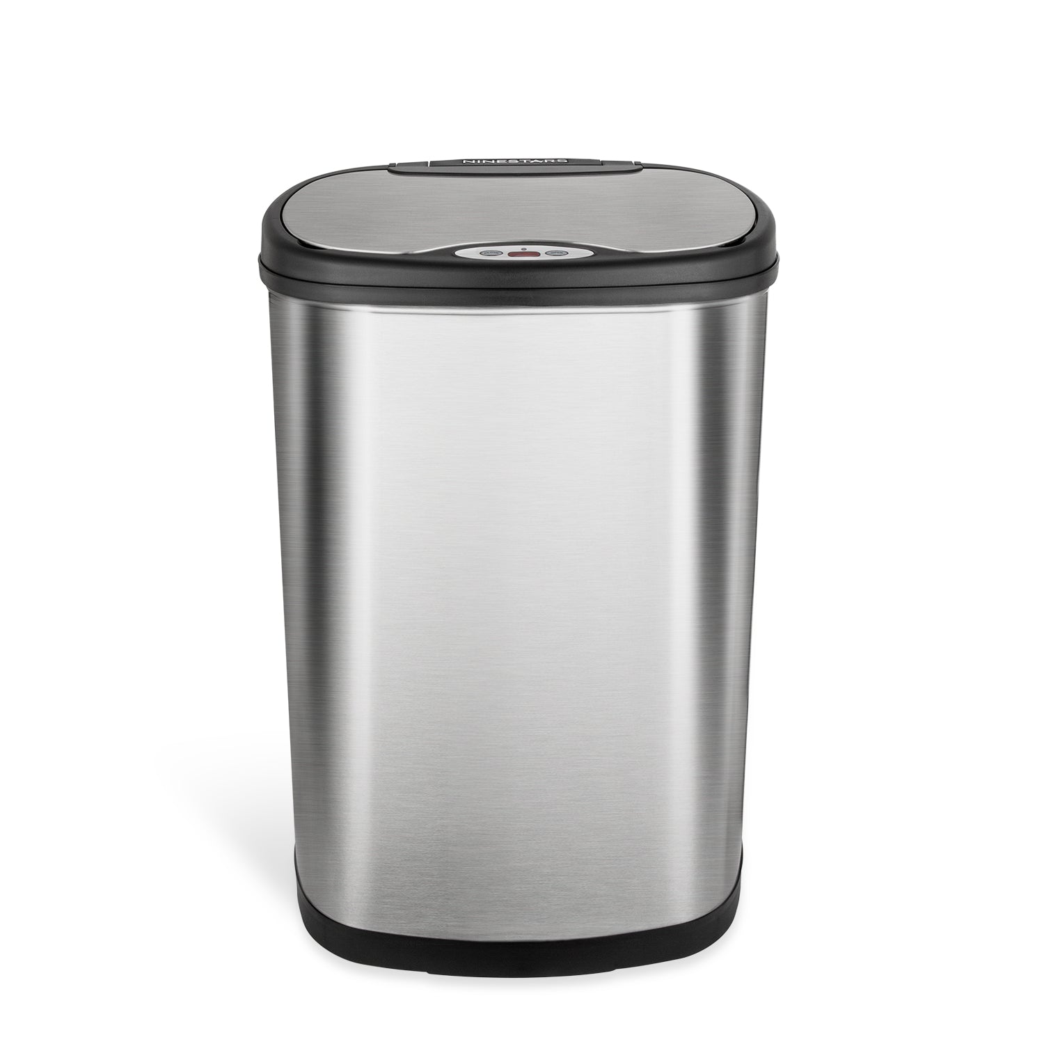 Nine Stars |Motion Sensor Trash Cans Step-On Open Top Touchless Bins