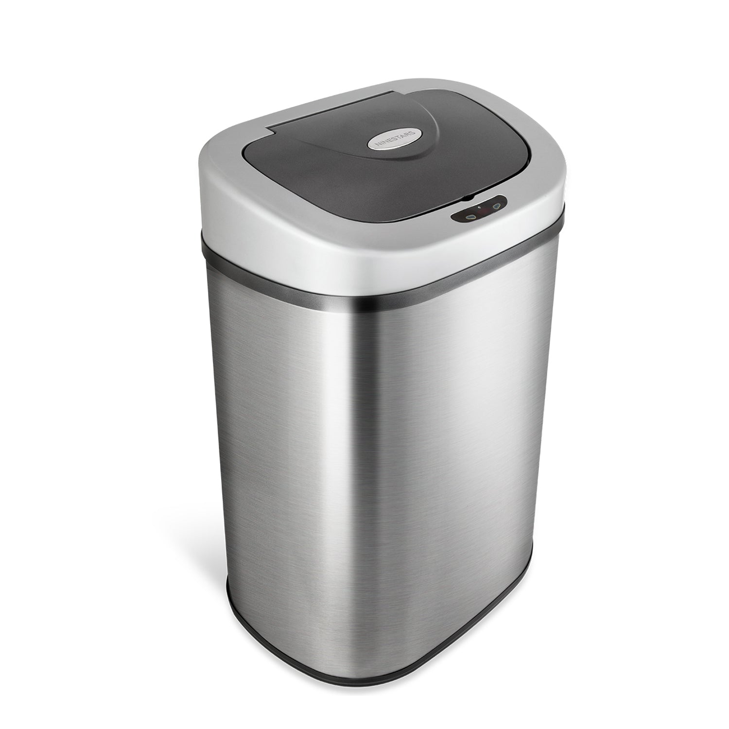 Nine Stars |Motion Sensor Trash Cans Step-On Open Top Touchless Bins