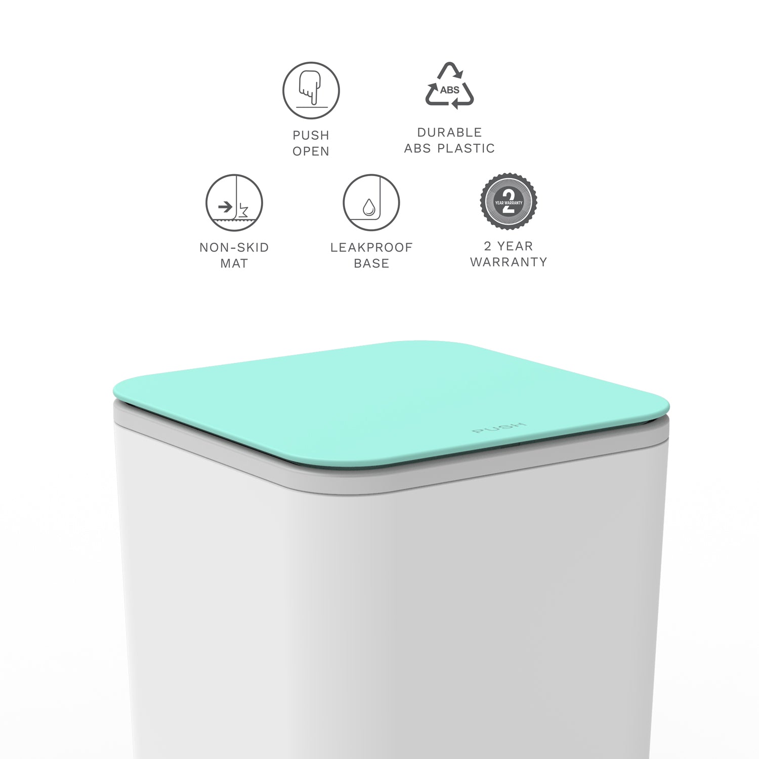 Push Top Trash Can Portable Vehicle Car Waste Bin, Mini Car Trash Can